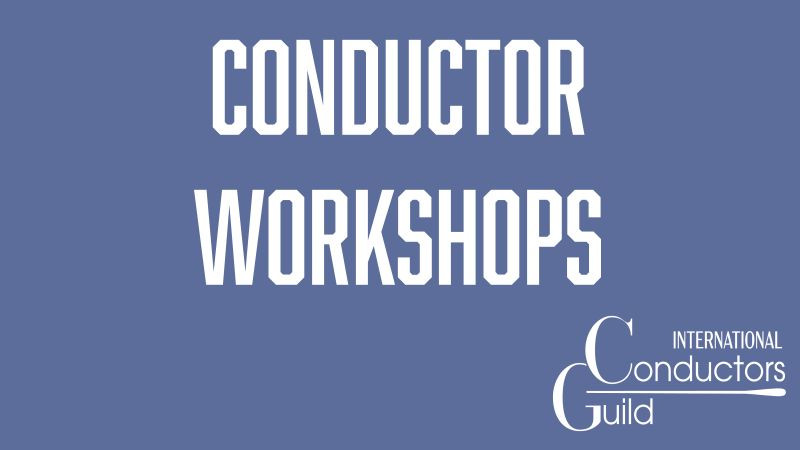 Course: OCTOBER - ARKANSAS SYMPHONY - ICG - CONDUCTOR WORKSHOP